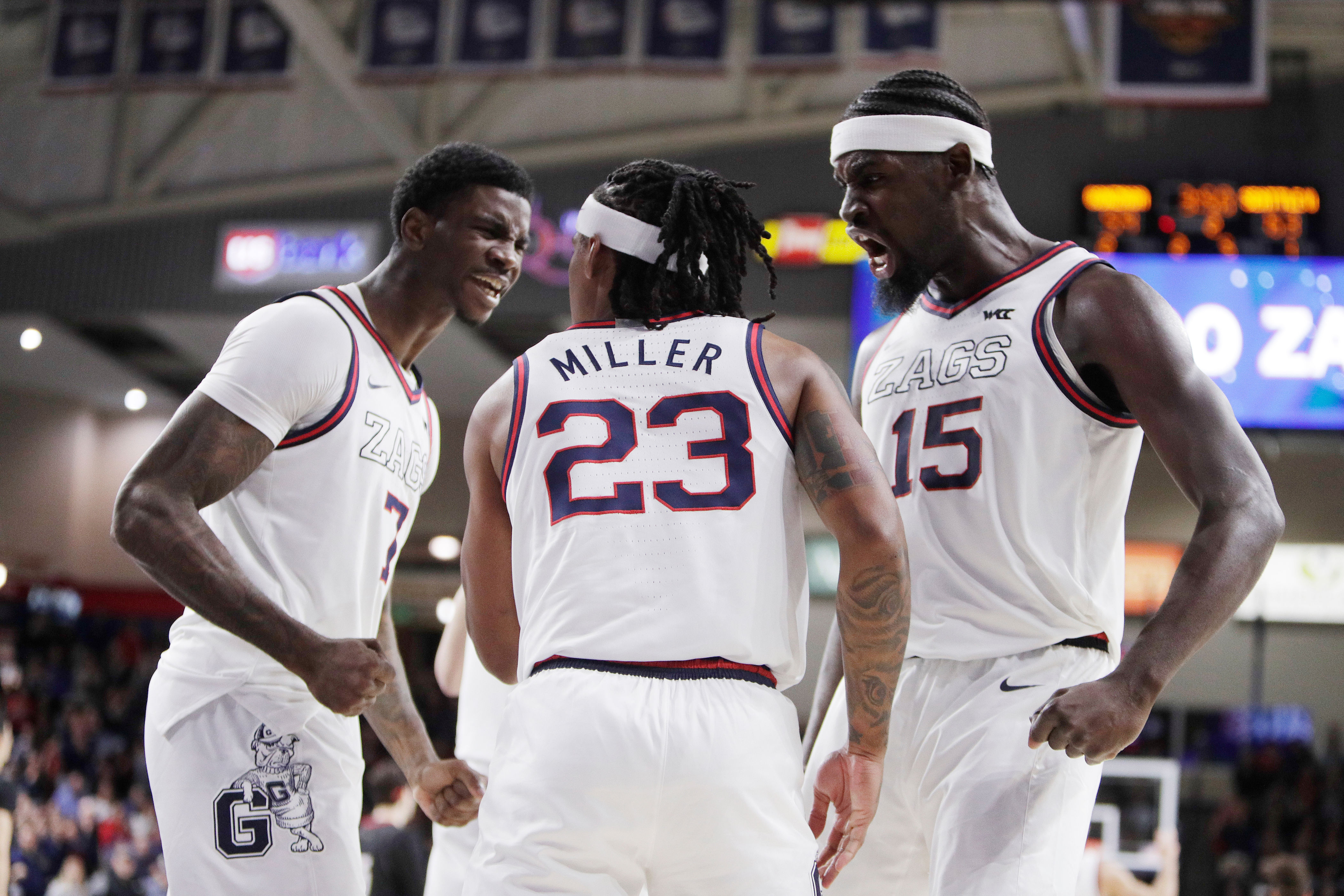 Tyon Grant-Foster helps No. 7 Gonzaga survive challenge from Seattle ...