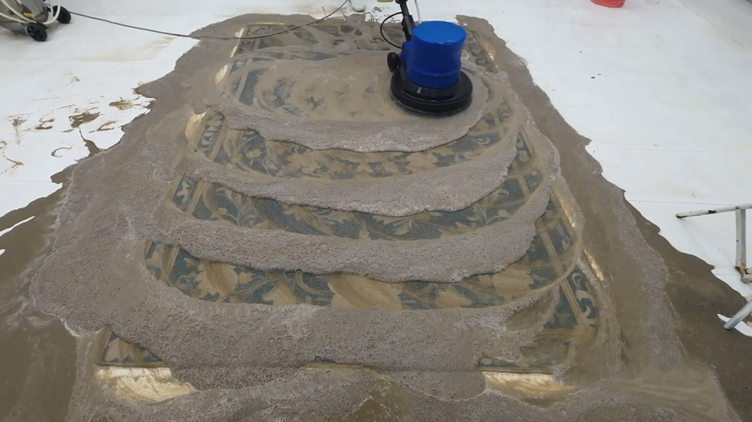 Hoe komt dit patroon terug tijdens diepe reiniging?