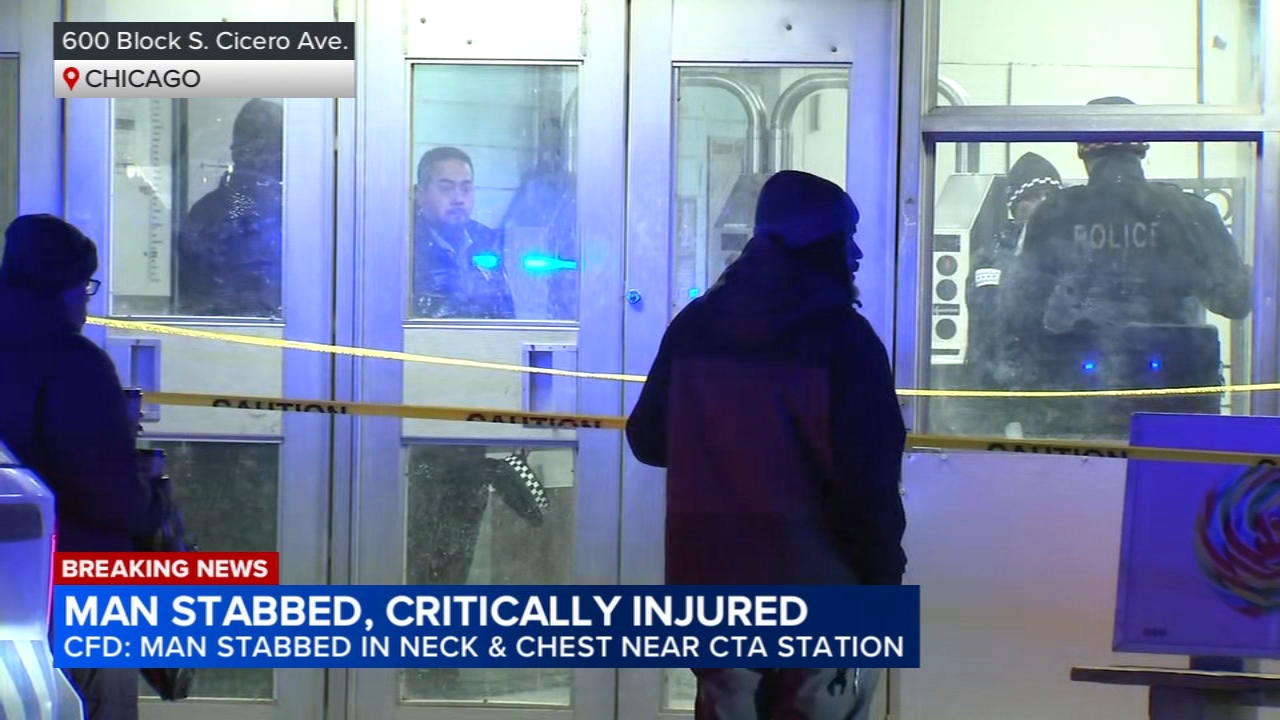 Man critically injured in stabbing near CTA Blue Line station on West ...