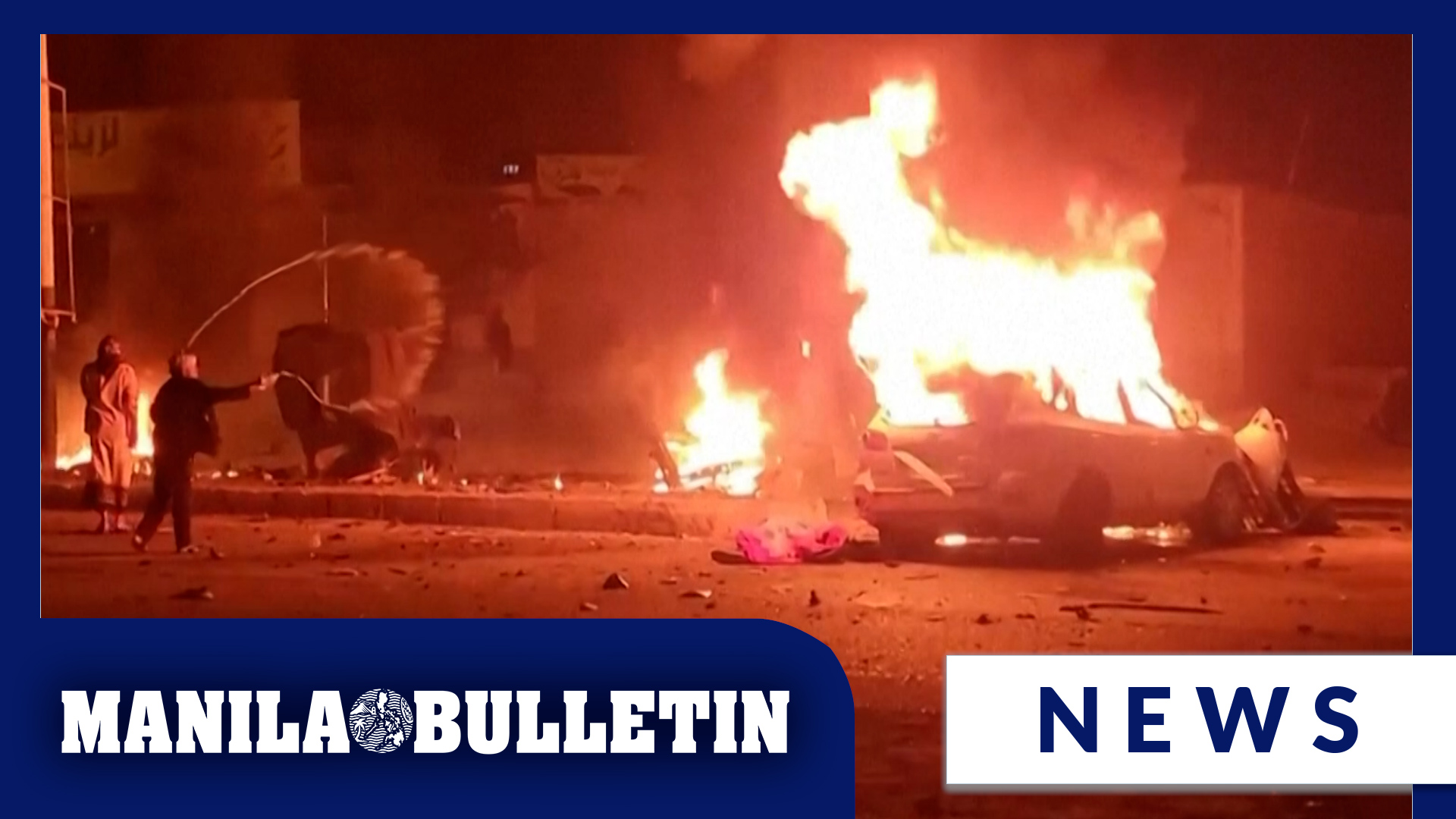 Vehicles on fire after reported Saudi strikes on area linked to ...