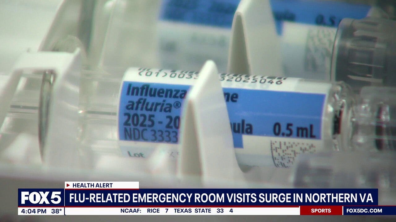Flu cases surging in northern Virginia, health officials say
