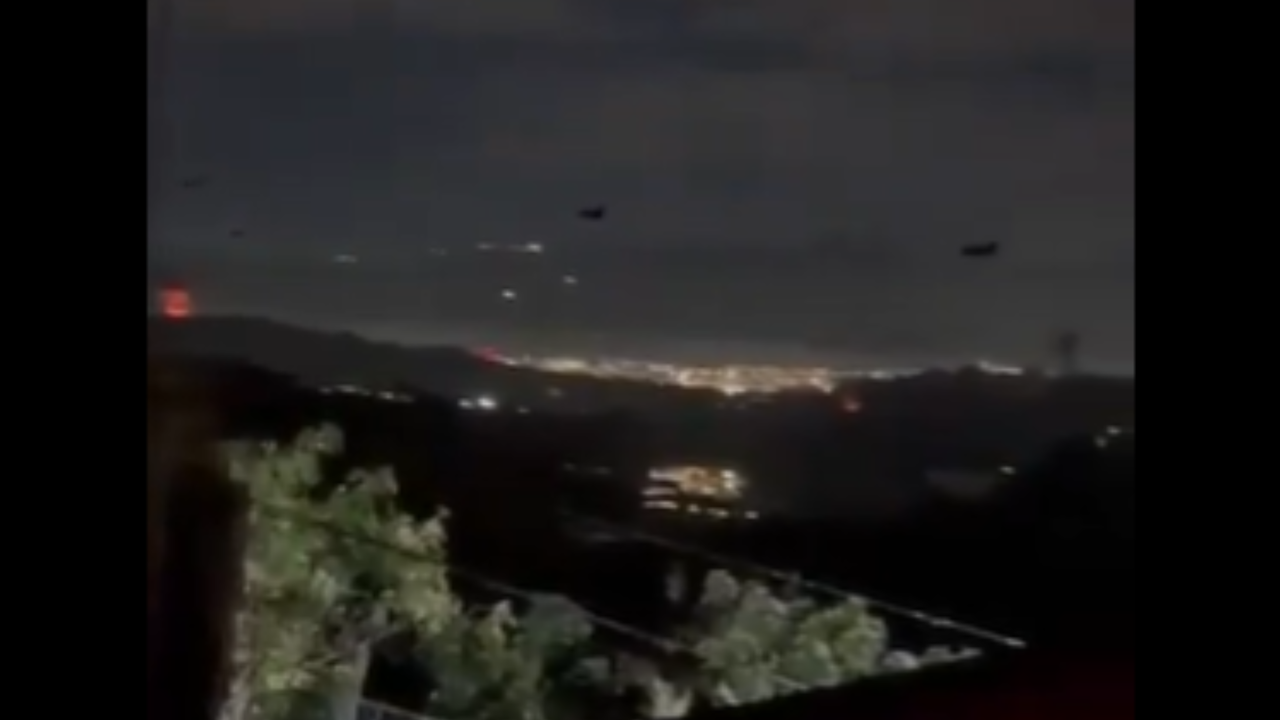 At least 7 loud explosions, low-flying aircraft heard in Venezuela's ...