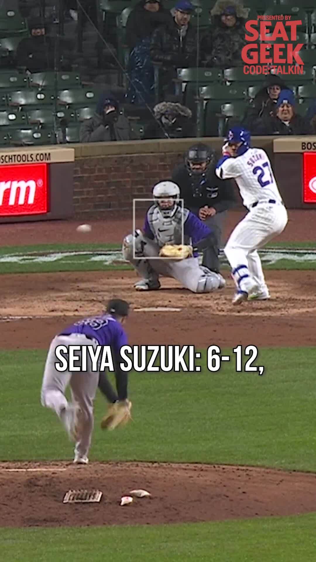 Seiya Suzuki is off to a hot start #cubs #mlb #baseball #seiyasuzuki #japan