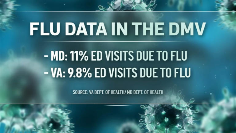 Health departments report high flu activity in the DMV