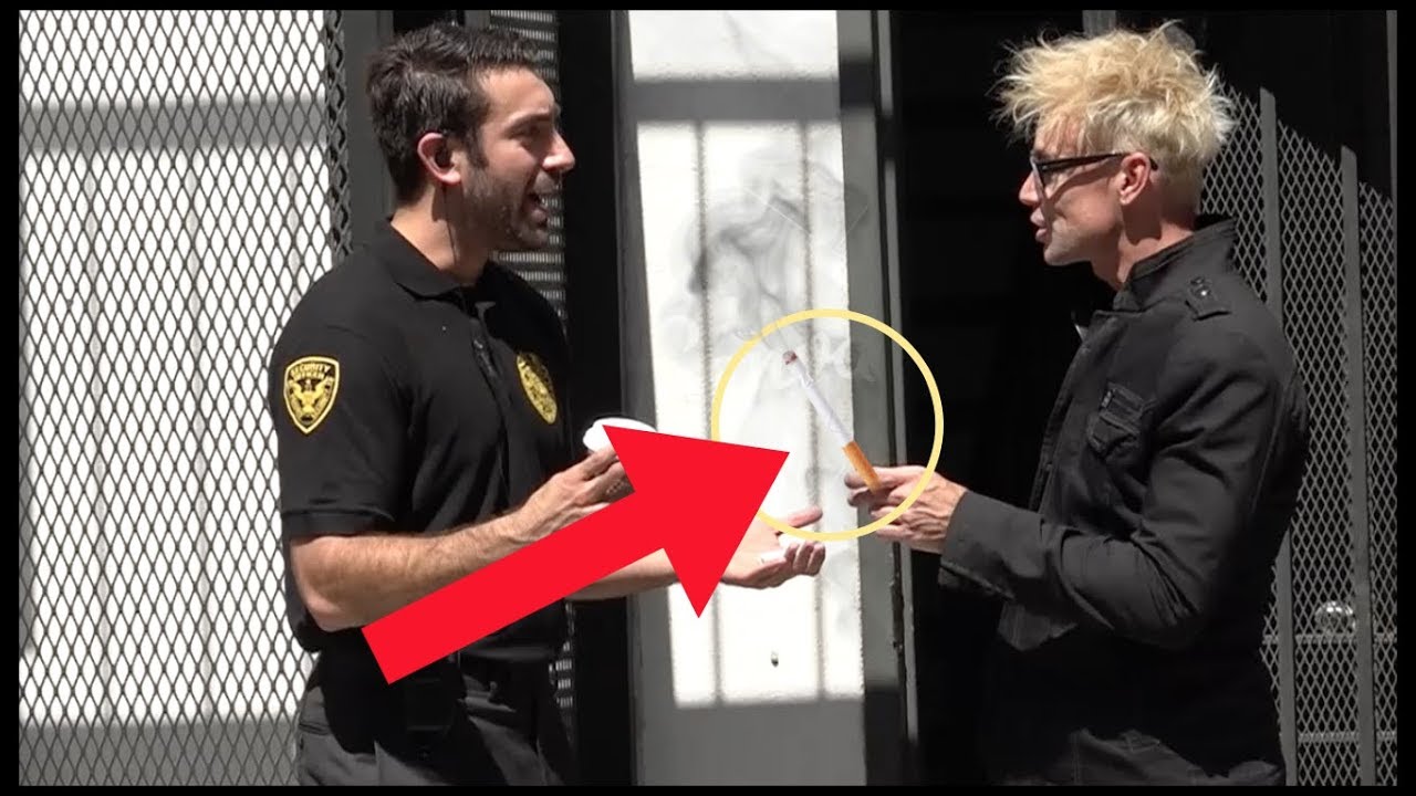 I almost blew my cover and this security guard nearly caught me