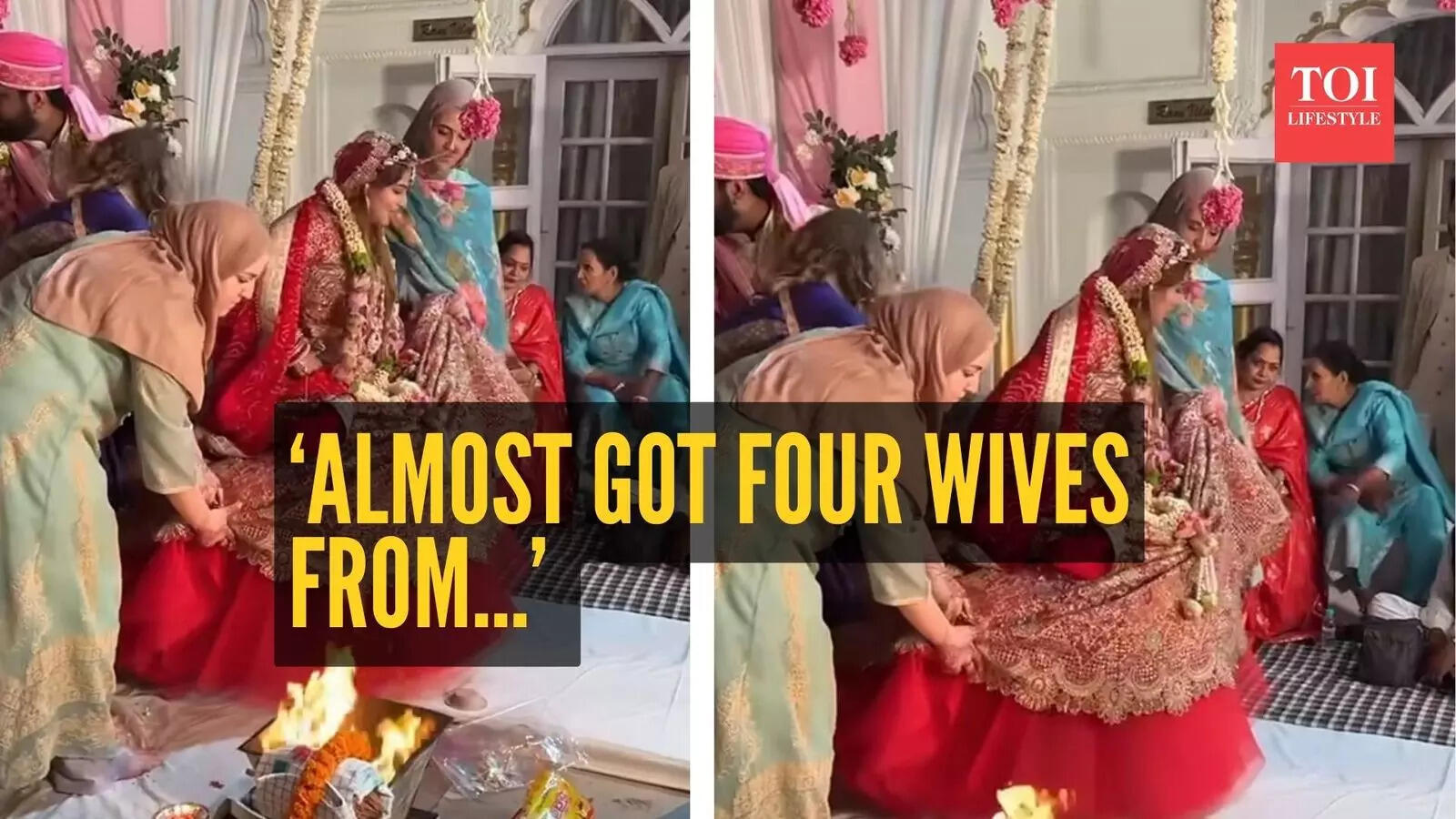 ‘Almost got four wives from…’: Cultural mix-up at Indian wedding leaves ...