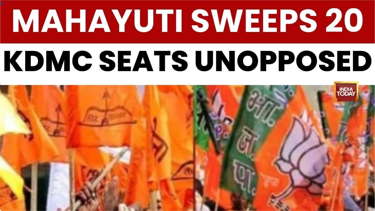 Mahayuti wins 20 KDMC seats unopposed as MVA candidates withdraw ...