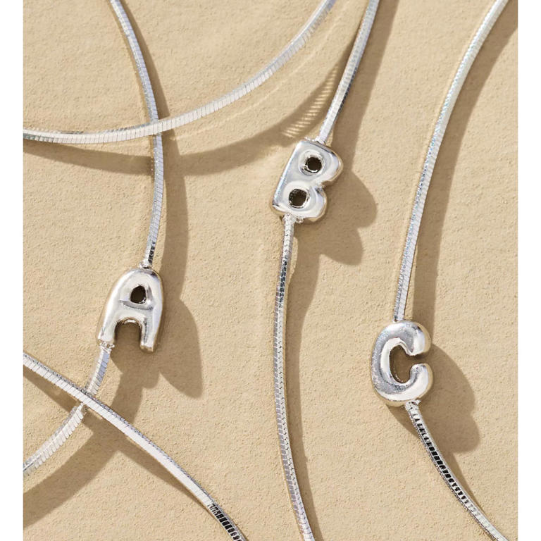 Anthropologie has a subtle initial necklace on sale for $15 that’s ...