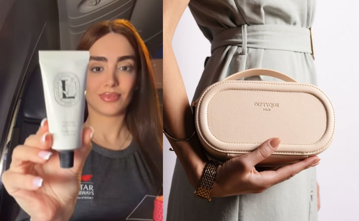 Viral video: Unboxing a Qatar Airways business class Diptyque amenity bag
