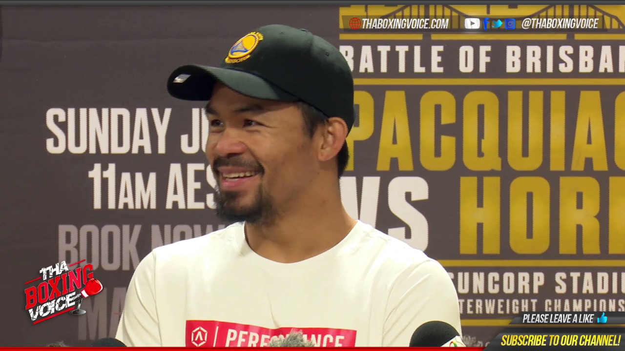 Manny Pacquiao and Roach feel they must KO Jeff Horn impressively to ...