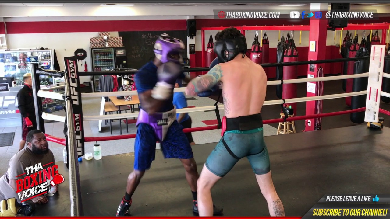 Sparring: Steven Ortiz vs Anthony Burgin