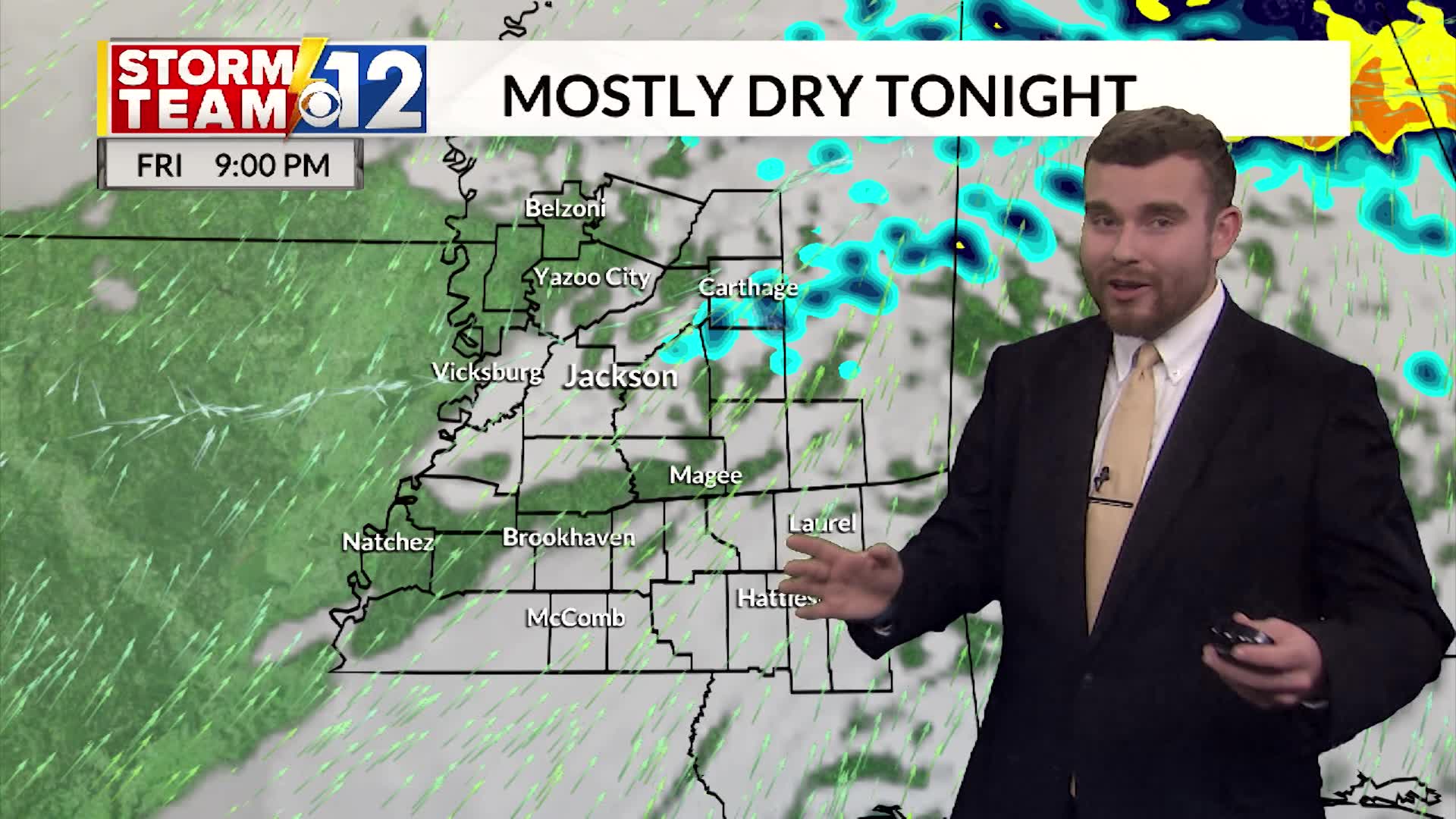 10 PM Friday weather update