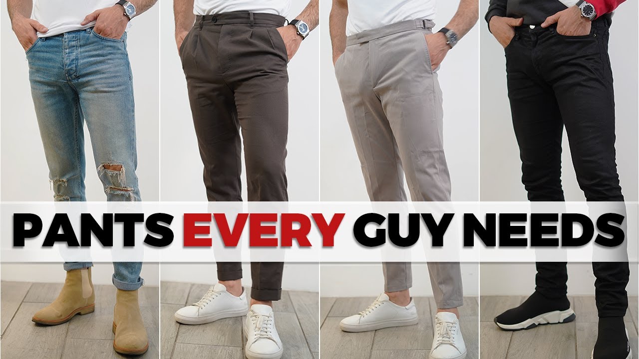 5 pants every guy needs in his closet