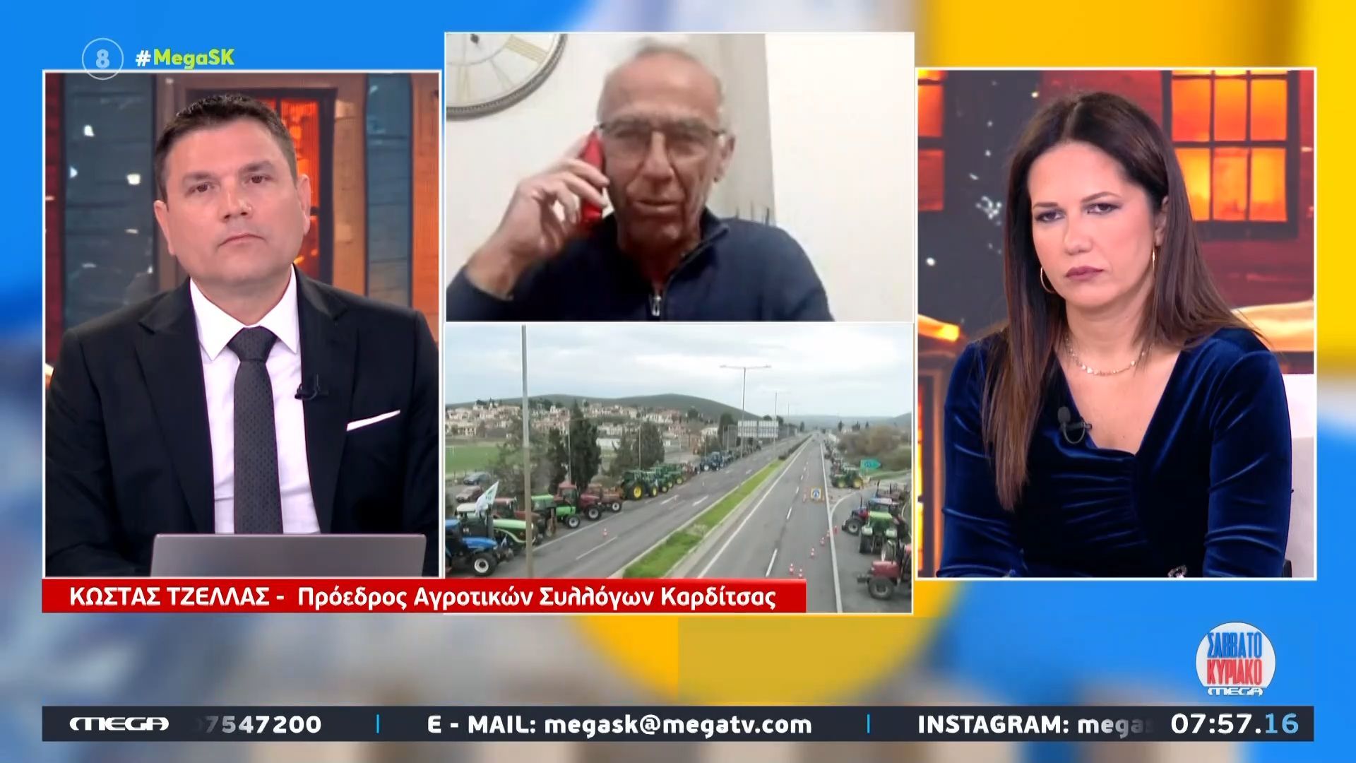 Σ. Καπούνης: «Θα κατέβουν πάνω από 30.000 αγρότες στην Αθήνα»