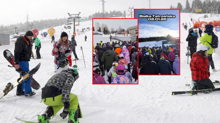 Pojechali na narty do Białki Tatrzańskiej. Pokazali, co się dzieje na stoku