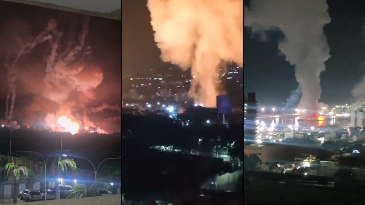 Venezuela blasts: State of emergency declared after explosions in ...