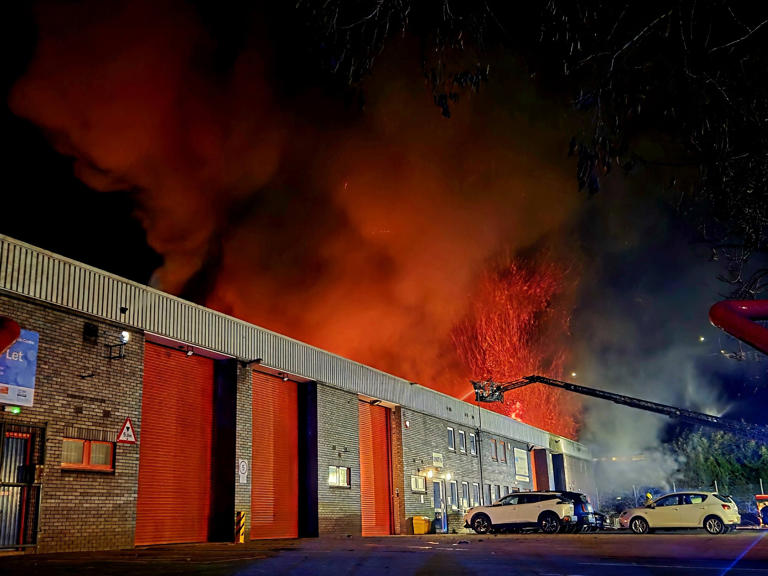 Meadowhall: Firefighters still at scene of blaze near Sheffield ...