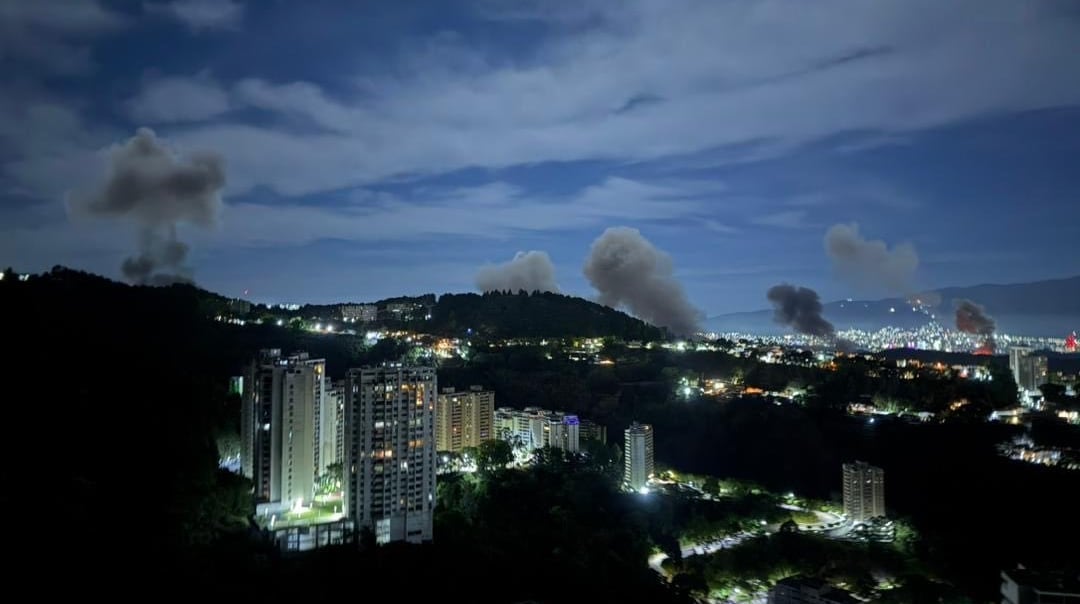 Explosions heard in Venezuela's capital