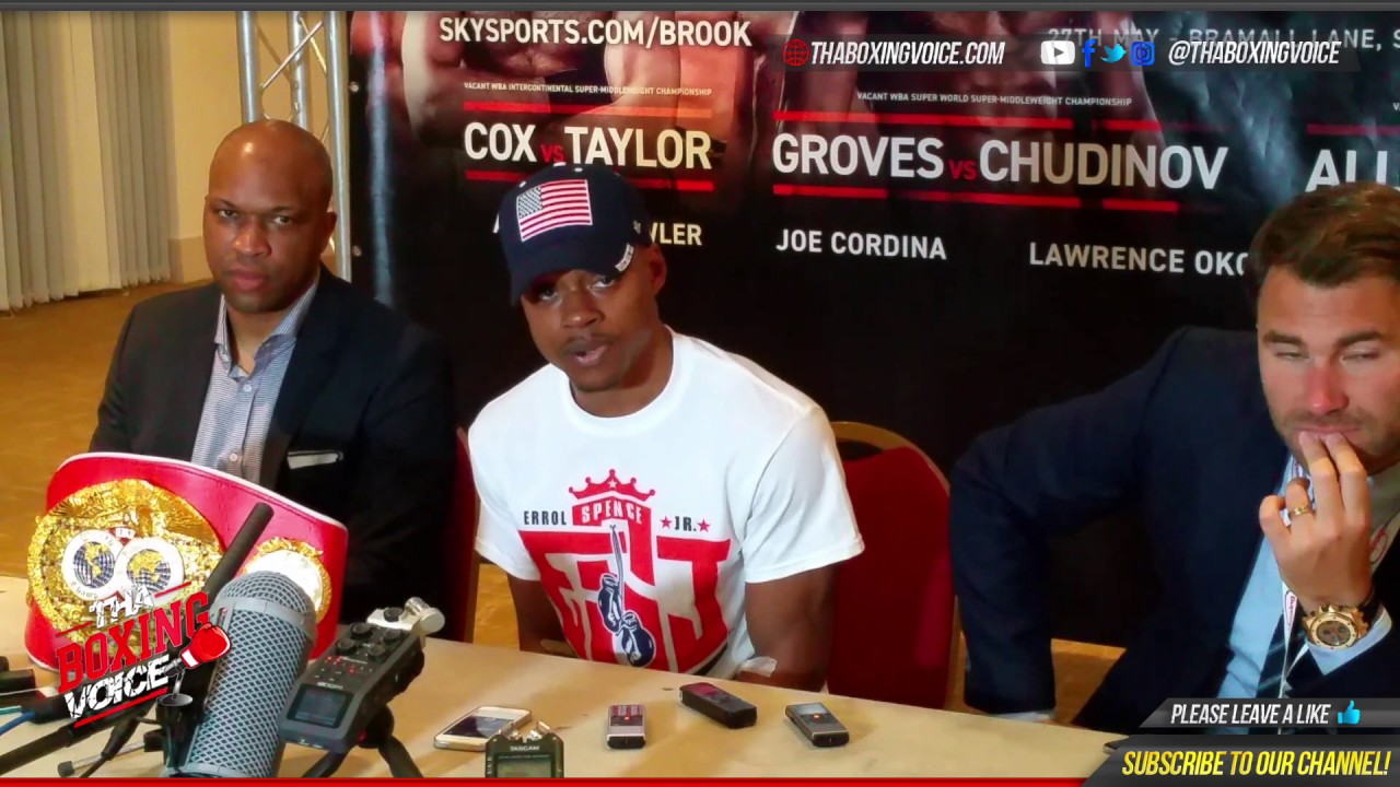 Errol Spence Jr: I Knew The Beginning Of The End Once I seen Him ...