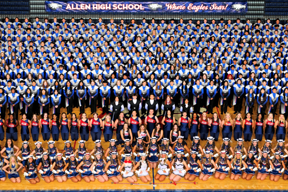 Allen High School band chosen for iconic Rose Parade