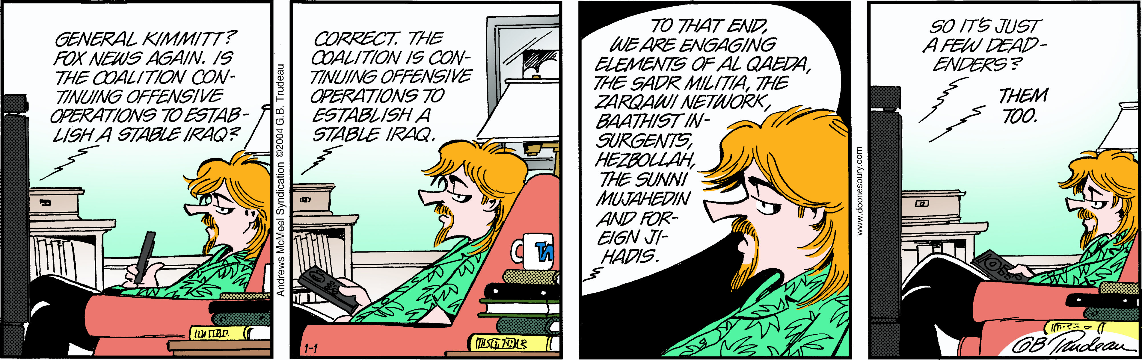 Doonesbury by Garry Trudeau