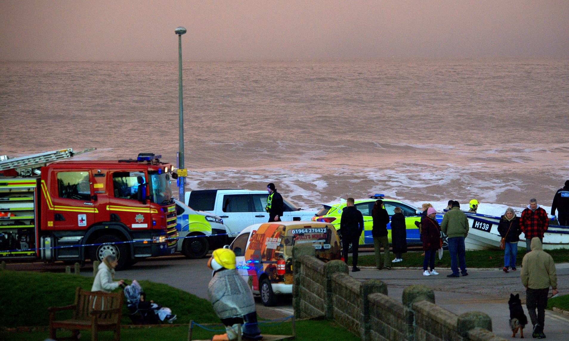 Search resumes for missing person after two die in treacherous sea off ...