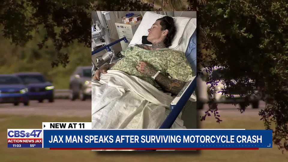 Jacksonville man speaks from hospital after narrowly surviving I-95 ...