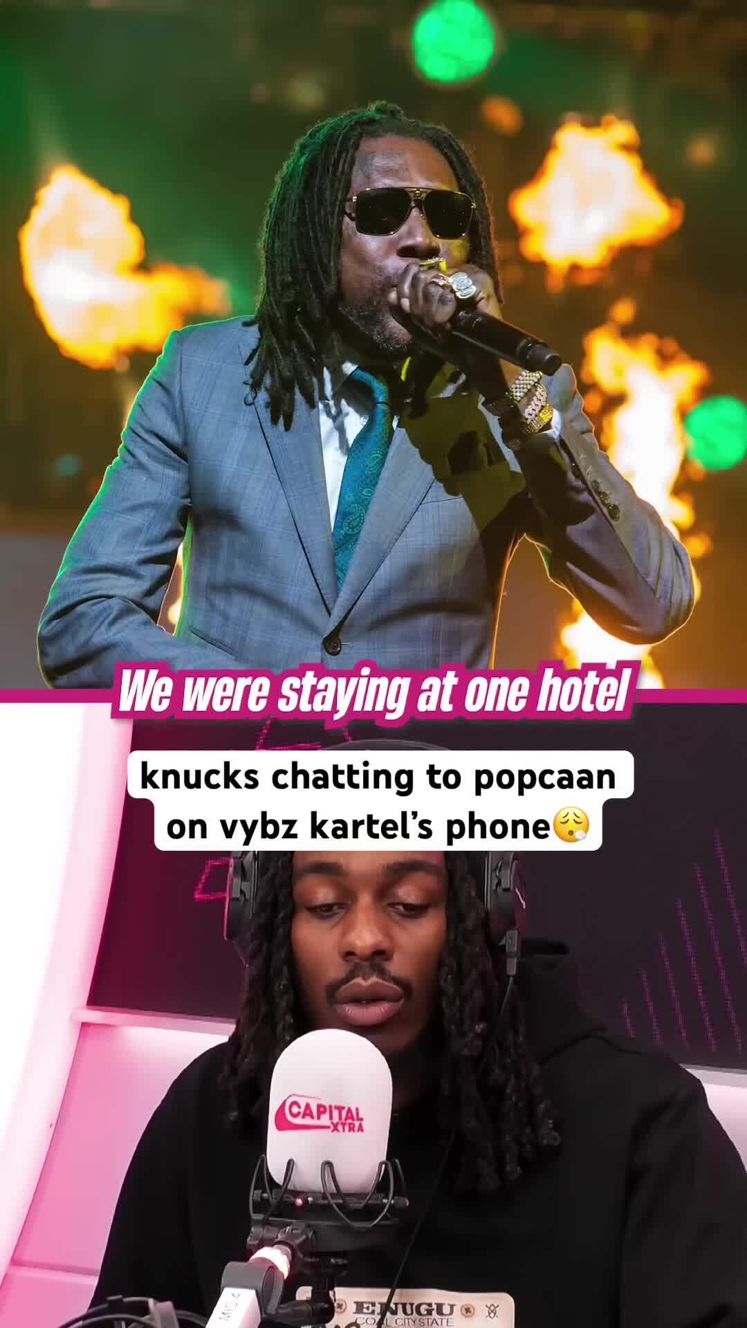 when world’s collide #knucks #vybzkartel #popcaan