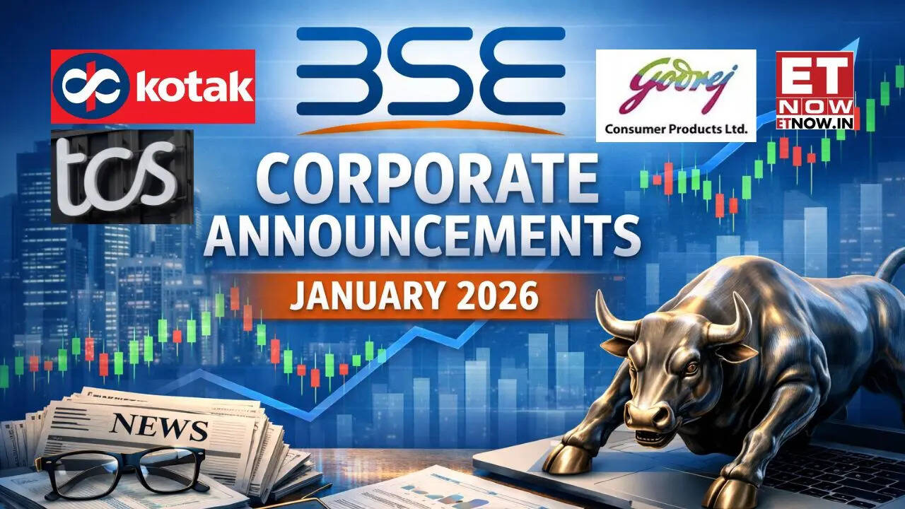 BSE Corporate Announcements January 2026: Dividend, stock split, bonus ...