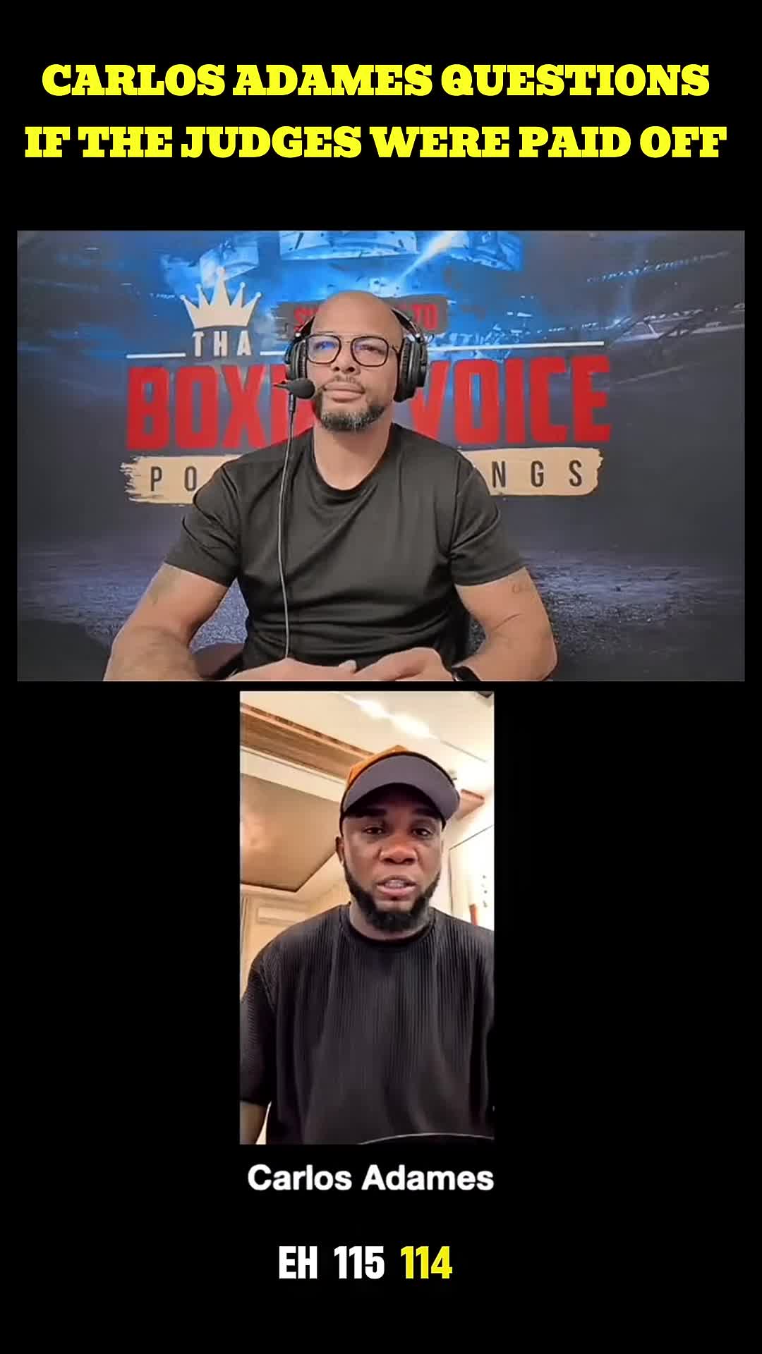 Carlos Adames questions if judges were paid off in Sheeraz vs Adames ...