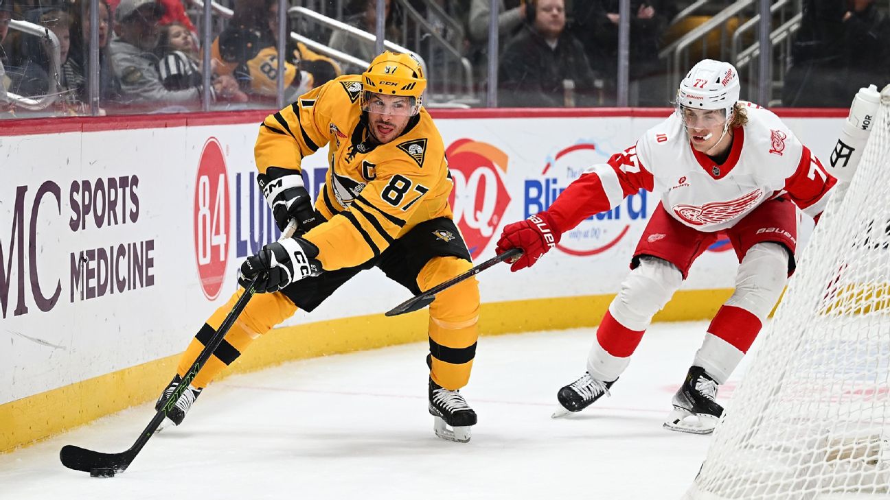 Key matchups, stats for Pittsburgh Penguins-Detroit Red Wings