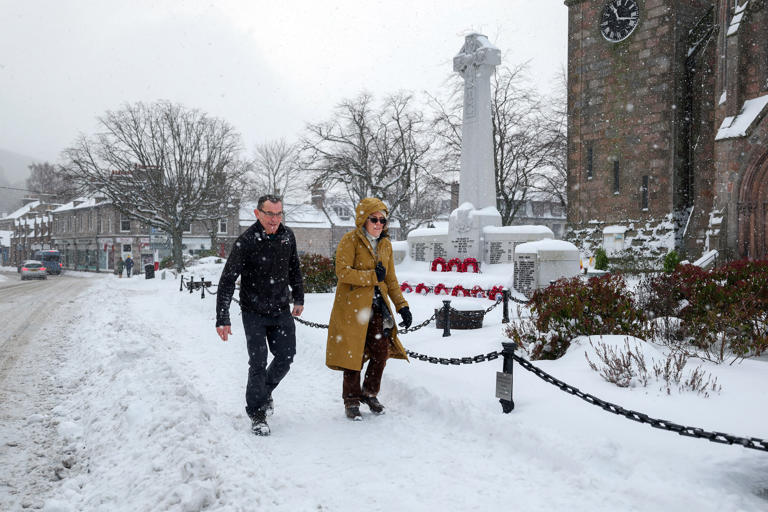 Scotland in the snow: 10 pictures of Scotland in the first snow of 2026