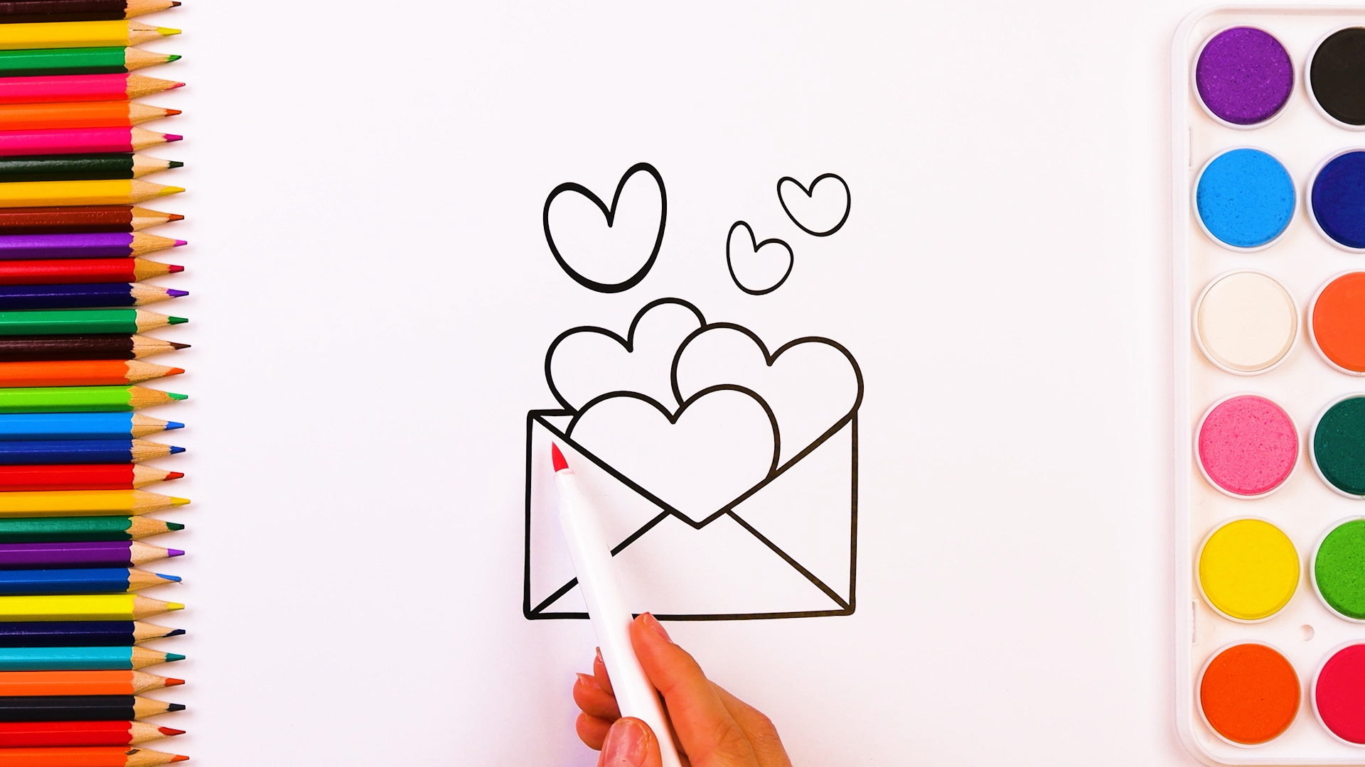 Coloring in for kids and toddlers