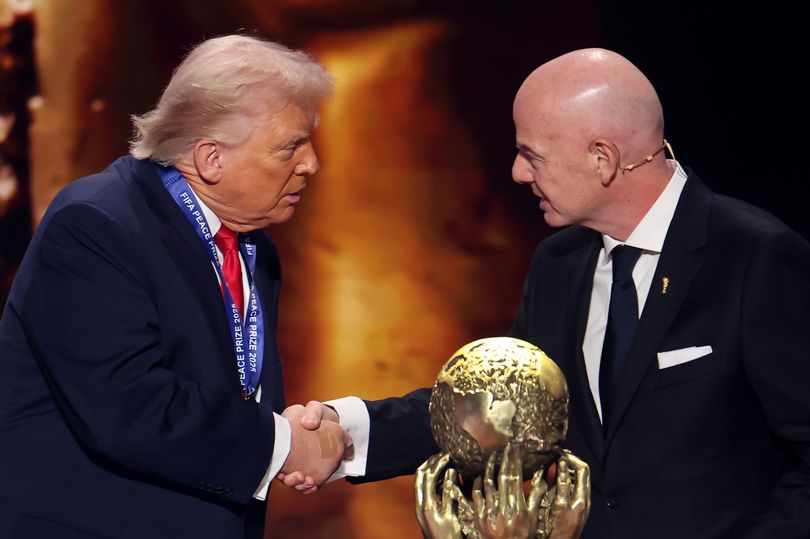 FIFA questioned for giving Donald Trump 'Peace Prize' month before ...