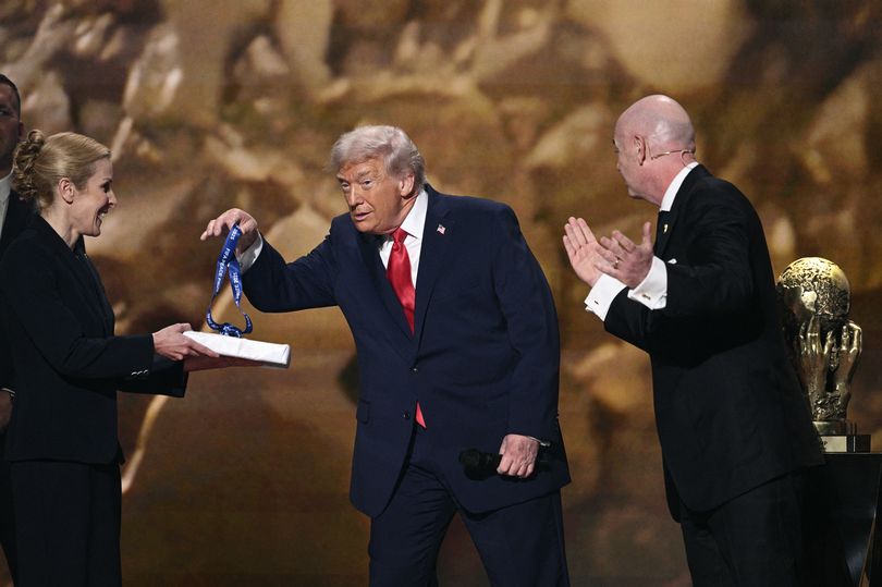 FIFA questioned for giving Donald Trump 'Peace Prize' month before ...