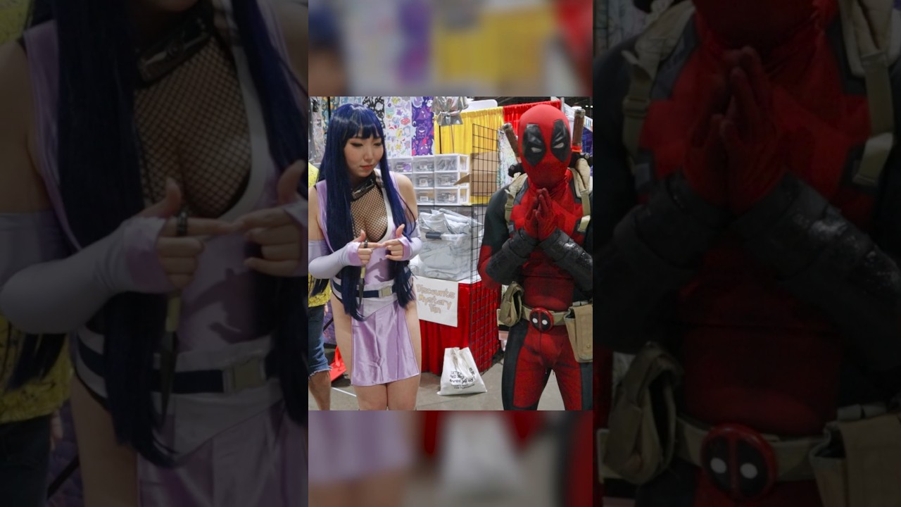 Deadpool meets Hinata Hyuga #deadpool #anime #cosplay