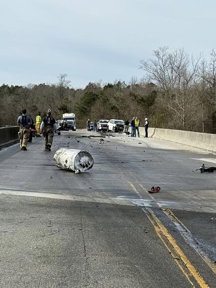Highway 41 shut down for hours after 18-wheeler lights up in flames and ...