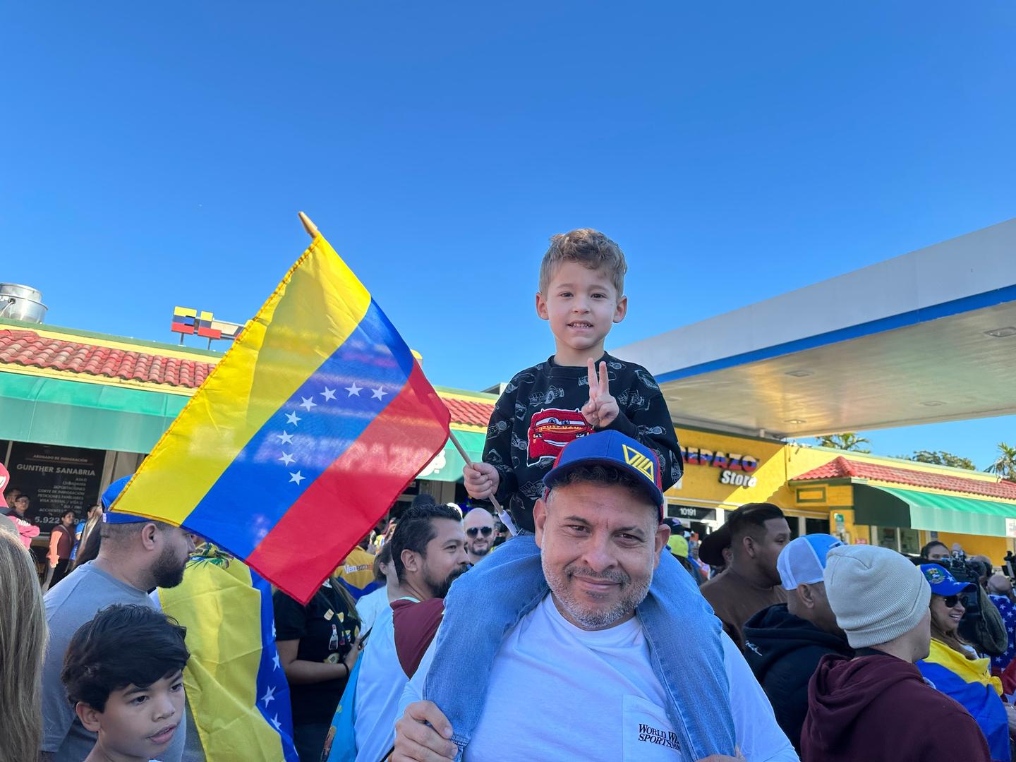 Celebrations erupt in Venezuelan community in South Florida