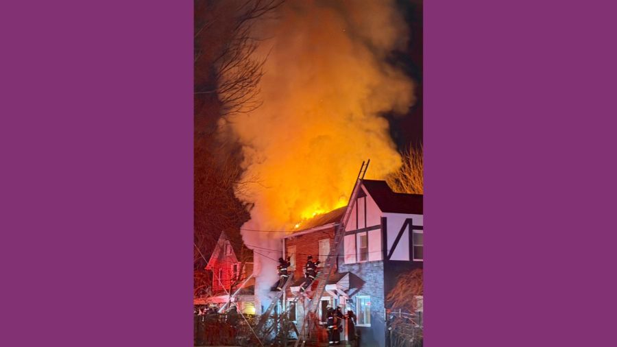 Row house catches fire on Benning Road in DC