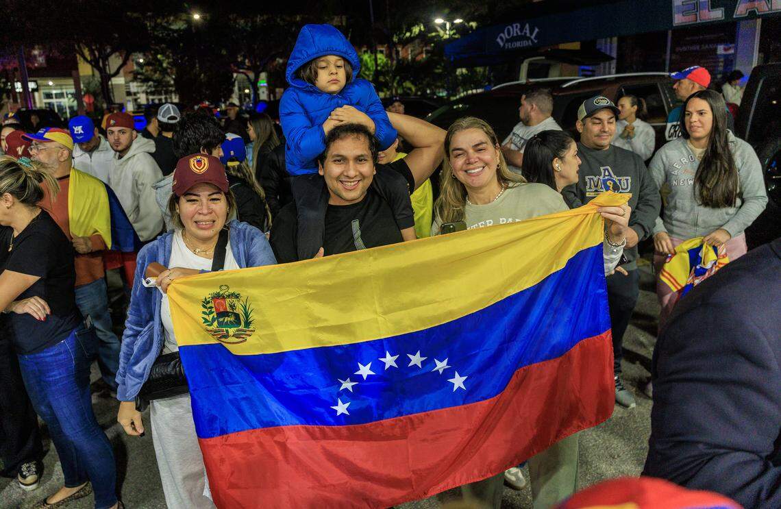 Venezuelans in South Florida celebrate Maduro's capture, hope for ...