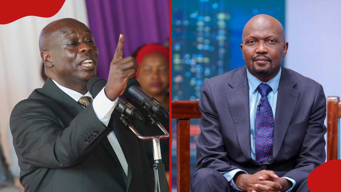 Moses Kuria storms out of funeral, accuses Gachagua of plotting chaos ...