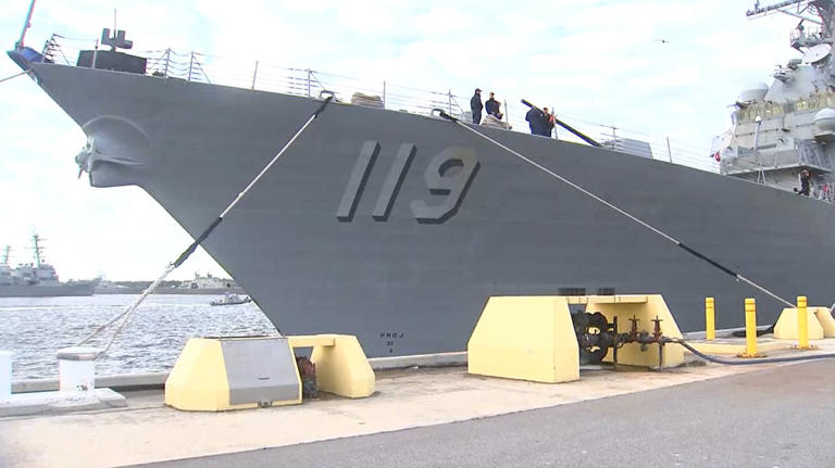 USS Delbert D Black deploys, marking 1st ship deployment from NS ...