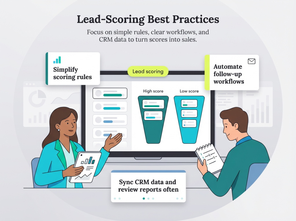 What is lead scoring?