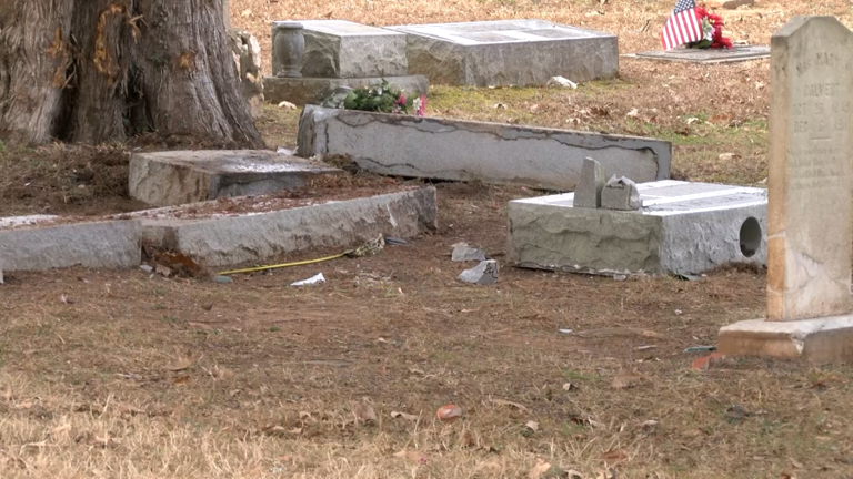 'Bewildering': Family’s gravestones damaged in car crash at North ...