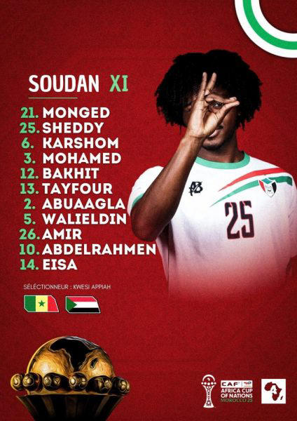 Senegal vs Sudan – Official lineups: Mbaye on the bench