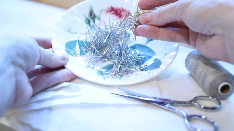Repurpose a thrift store saucer into a magnetic pin dish with an easy DIY