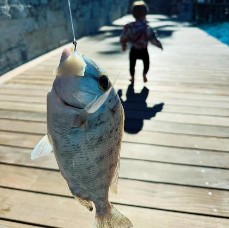 Justin Bieber goes fishing with son Jack Blues Bieber