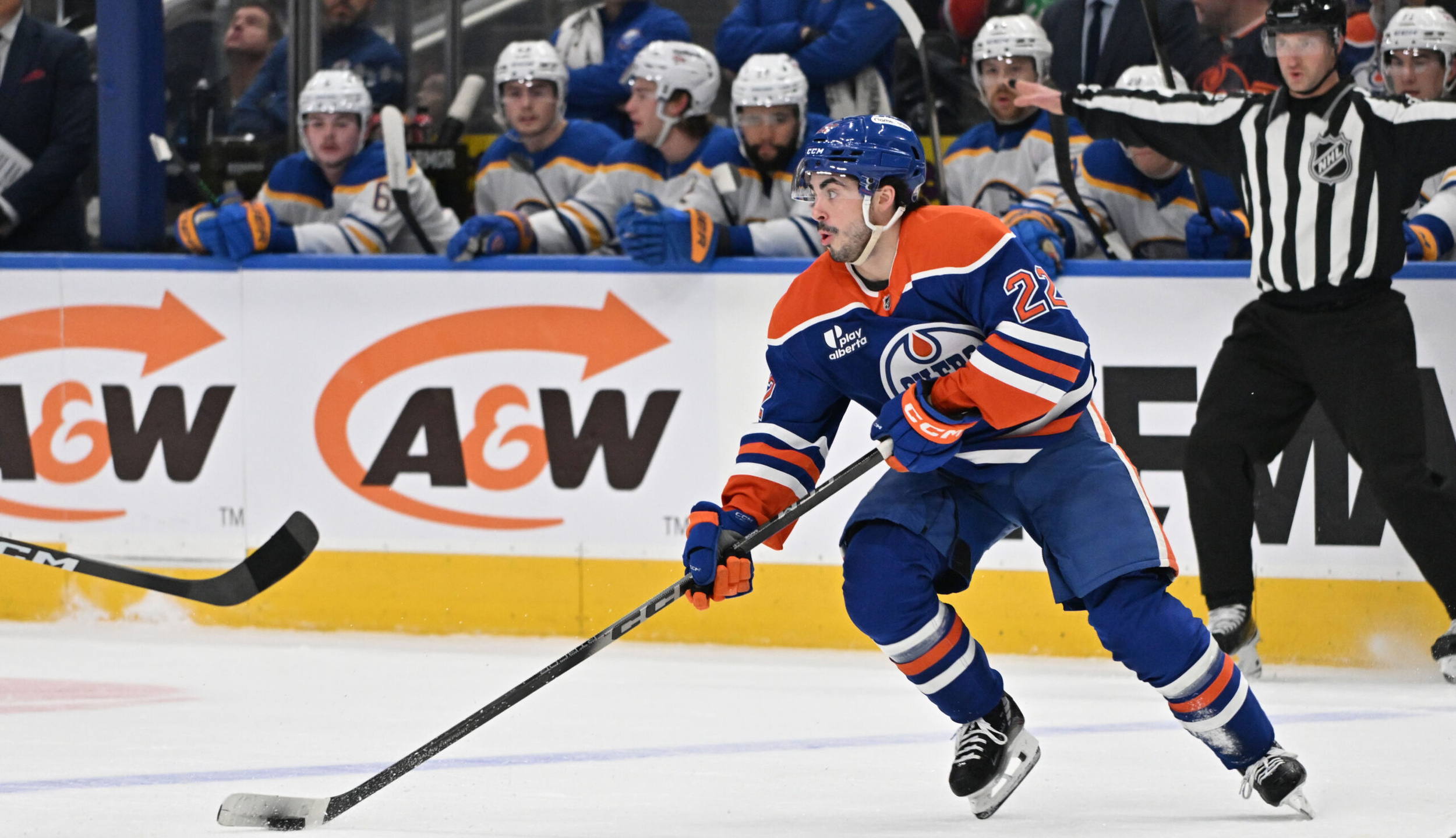 Scenes from morning skate: What’s the Oilers’ plan for the kid line?