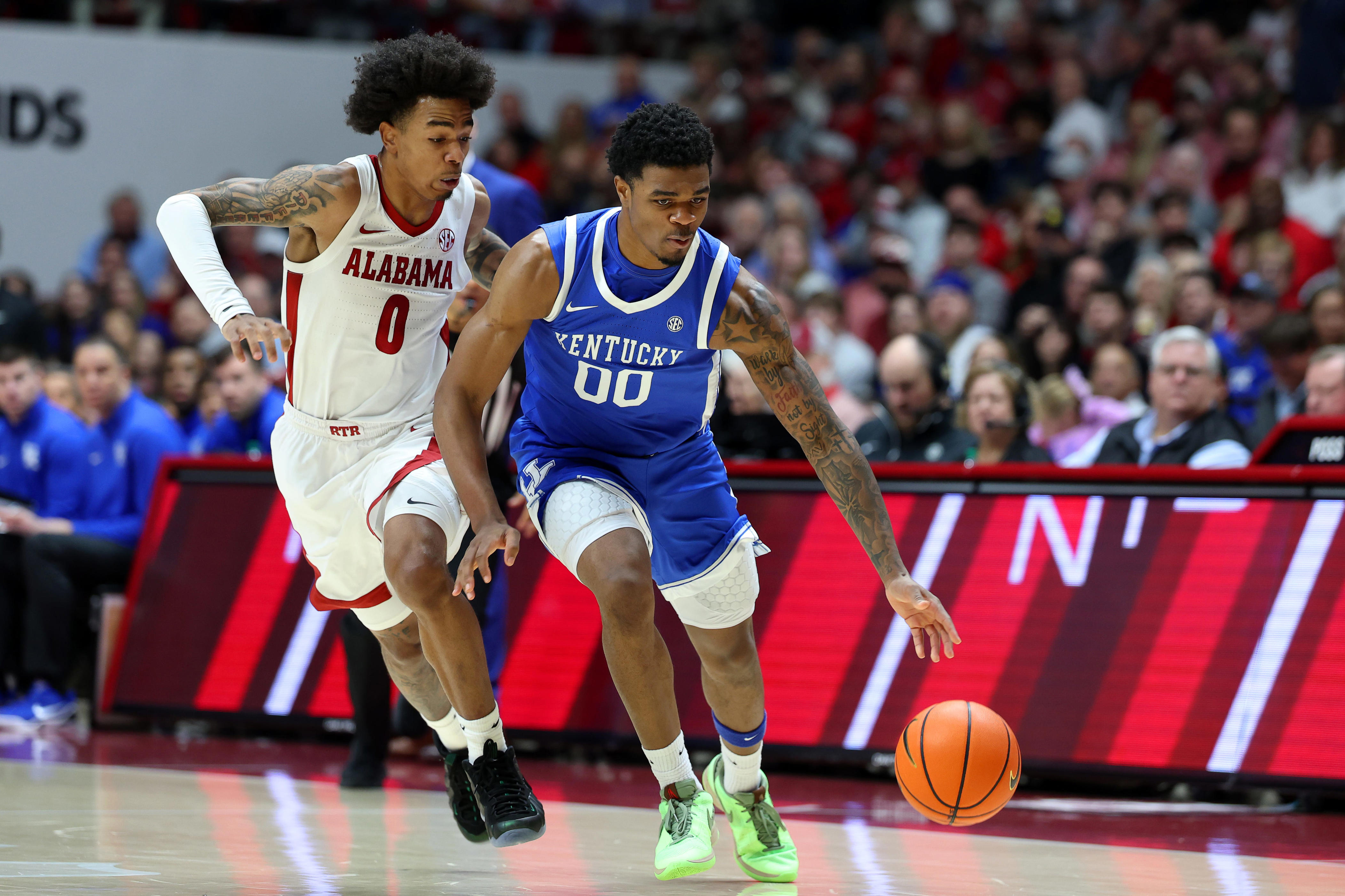 Kentucky vs Alabama score today, UK basketball game updates