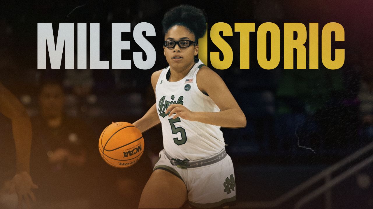 Olivia Miles enters record books behind Clark and Sabrina